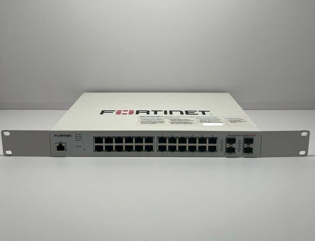 FORTINET FORTISWITCH FS-224E POE / 24 Port Managed EthernetSwitch / W ...
