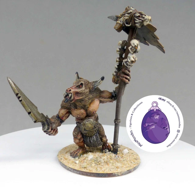WARHAMMER, OLD WORLD, beastmen, beastman, Minotaure, Doombull, Minotaur ...