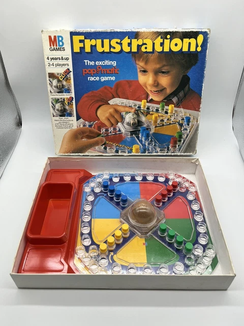 FRUSTRATION BOARD GAME By MB Games Hasbro 100% Complete *****Free Post ...