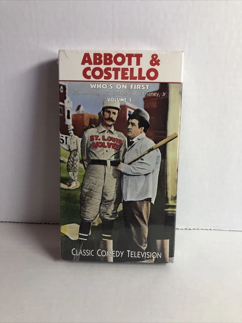 ABBOTT& COSTELLO WHO'S On First Volume 1 Vhs Tape $9.99 - PicClick