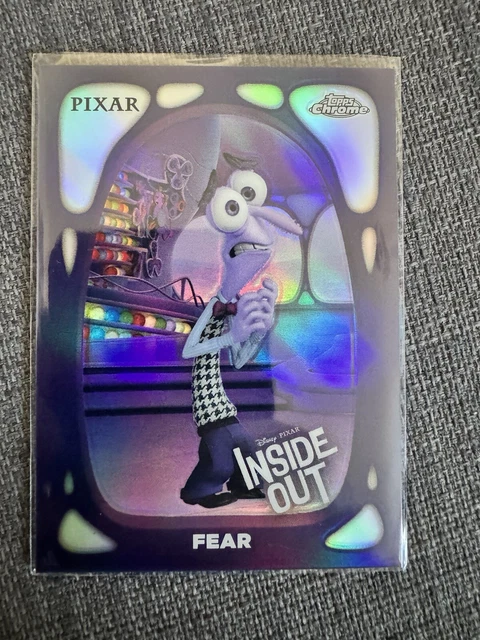 TOPPS CHROME DISNEY 2024 HQ-3 Fear Inside Out Insert £0.99 - PicClick UK