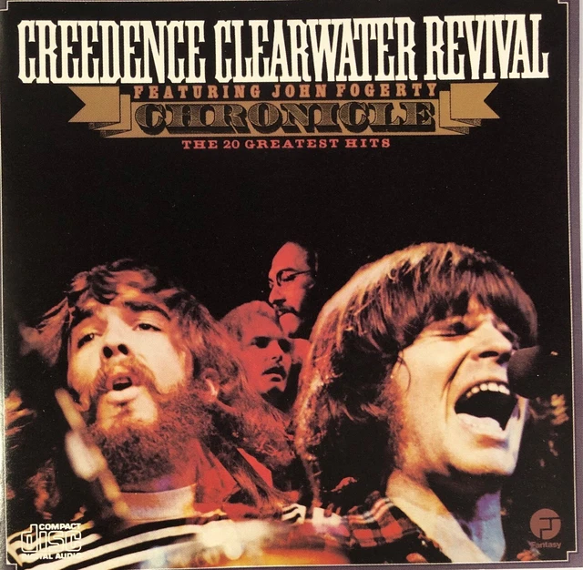 CREEDENCE CLEARWATER REVIVAL - Chronicle 20 Greatest Hits (CD) VG++ 9/ ...