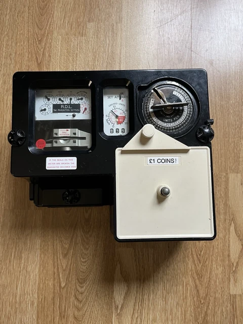 VINTAGE COIN OPERATED Electricity Meter (spares And Repairs Only) £44. ...