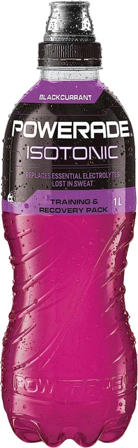 POWERADE ISOTONIC BLACKCURRANT Sports Drink Multipack Sipper Cap ...