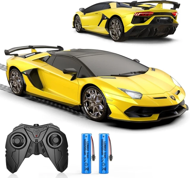 1:16 SCALE LUXURY RC Sports Car 2.4GHz Remote Control Toy 2 Batteries ...
