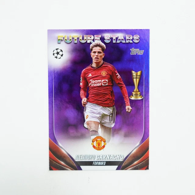 2023-24 TOPPS UEFA Club Competion Alejandro Garnacho Future Stars ...