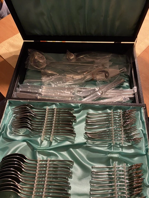 BAVARIA RONINOX 18/8 stainless germany Besteck Koffer besteckkoffer ...