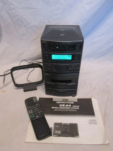 JVC UX-A4 MICRO Hi-Fi Shelf Stereo With Remote & Manual 'Please Read' £ ...