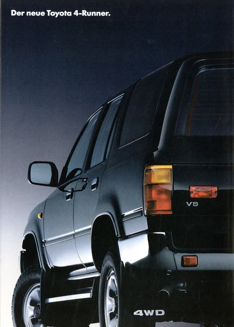 TOYOTA 4-RUNNER PROSPEKT 1991 1/91 D Katalog brochure catalogue ...