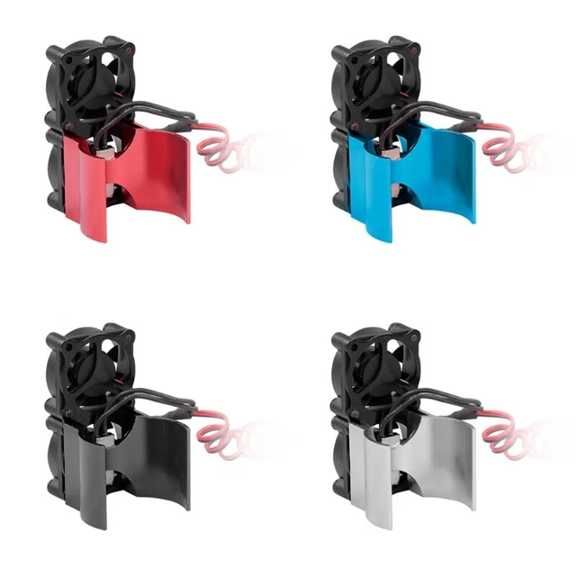ALLOY CLAMP HEATSINK Motor Heat Sink Double Cooling Fan with Thermal £8 ...
