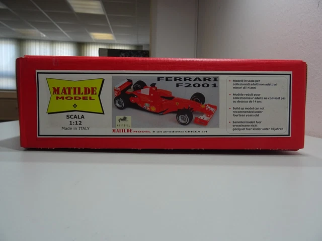 MATILDE MODEL FERRARI F2001 1:12 Bausatz - Top Zustand - SELTEN! EUR ...