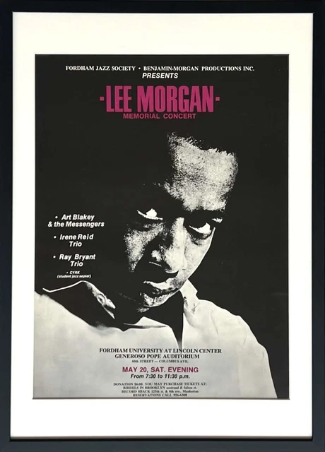 LEE MORGAN 1972 Mémorial Concert Affiche Art Blakey - Ex-Charlie Watts EUR 1.386,58 - PicClick FR