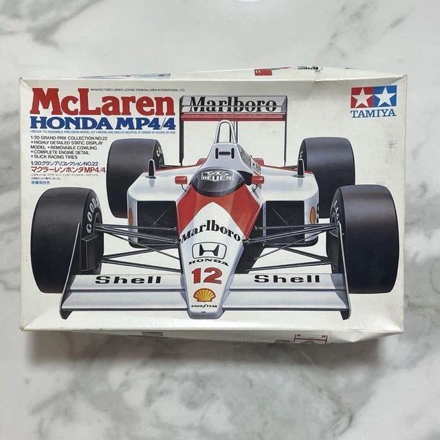 TAMIYA MCLAREN HONDA MP4/4 Scale 1/20 Plastic Model Kit 20022 £96.49 ...