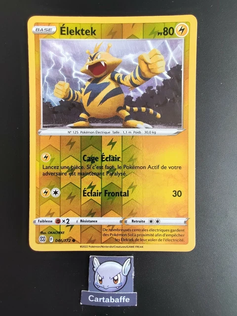 CARTE POKÉMON ELEKTEK 046/172 Reverse EB09 Stars Etincelantes EUR 1,85 ...