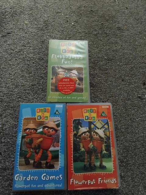 BILL & BEN VHS Tapes X3 CBeebies £15.00 - PicClick UK