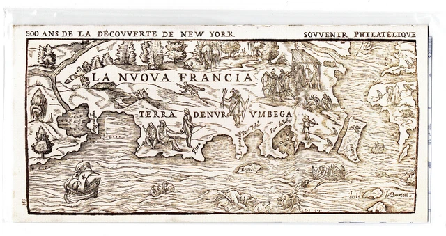 BLOC SOUVENIR 500 ans de la découverte de NEW YORK 2024 - NEUF** SOUS ...