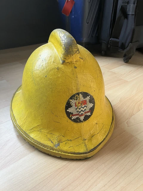 ORIGINAL VINTAGE LONDON Fire Brigade Helmet £110.00 - PicClick UK