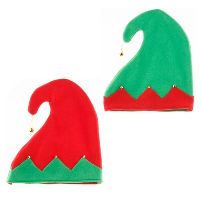 FURRY CHRISTMAS HEADWEAR Elves Cap with Bells for New Year Christmas Party £4.15 - PicClick UK