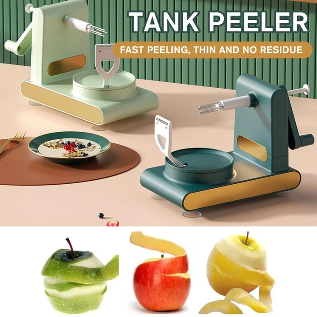 HAND CRANK FRUIT Peeler Kitchen Gadget Pear Apple Slicer Peeling ...