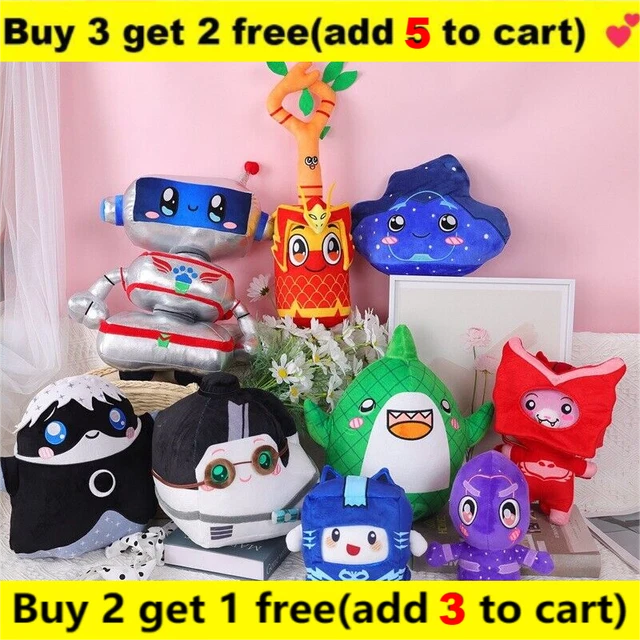 LANKYBOX! X PJ~MASKS Plush Toy Cute Boxy Foxy Stuffed Dolls Home Decor ...