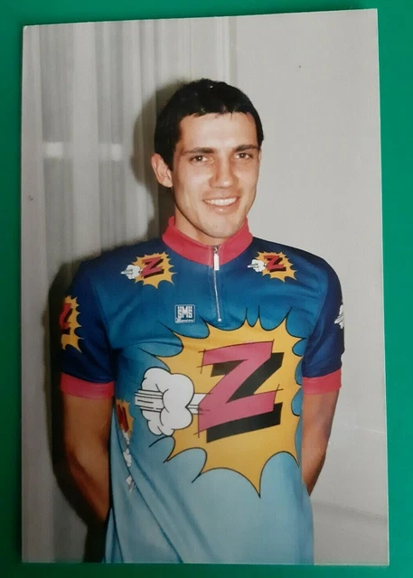 CYCLISME RARE PHOTO cycliste SERGE DEMIERRE équipe Z 1987 a l'hotel ...
