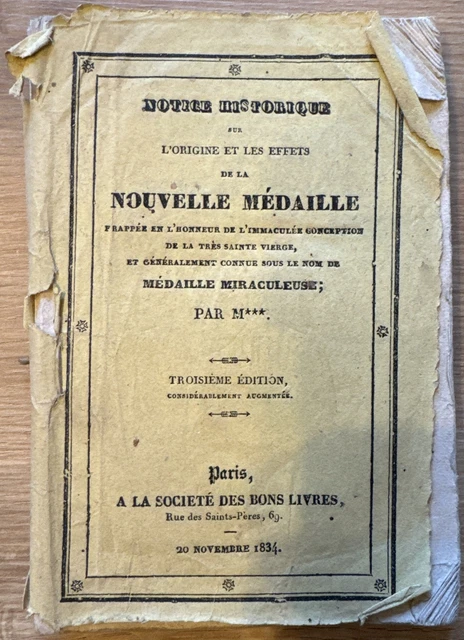 NOTICE HISTORIQUE SUR l'origine et effets de la nouvelle médaille ... NOTICE HISTORIQUE SUR l'origine et effets de la nouvelle médaille ...
