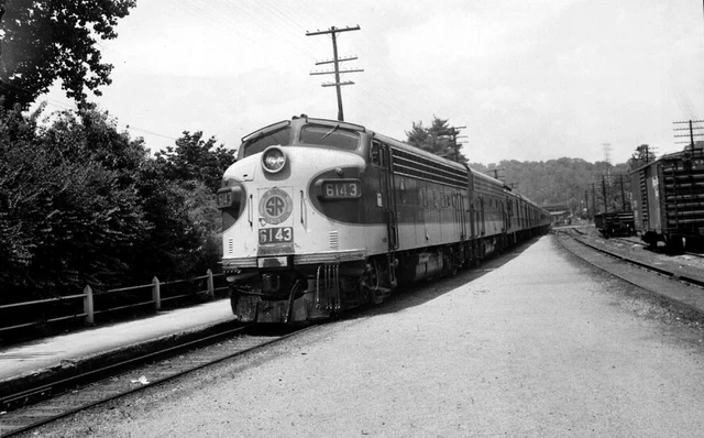 NEGATIVE - SOUTHERN Railway EMD FP-7 Diesel Unit No. 6143 $13.28 - PicClick