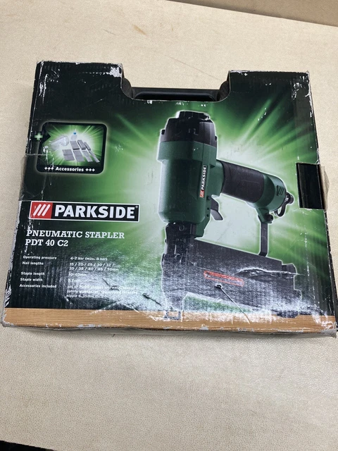PARKSIDE PNEUMATIC STAPLER PDT 40 C2 £14.95 - PicClick UK