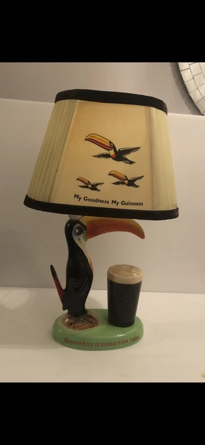 GUINNESS ARKLOW POTTERY Toucan Lamp And Original Shade £2,153.15 ...