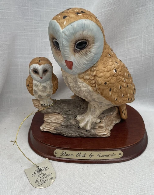 BARN OWLS BY The Leonardo Collection Ceramic Figurine £6.00 - PicClick UK
