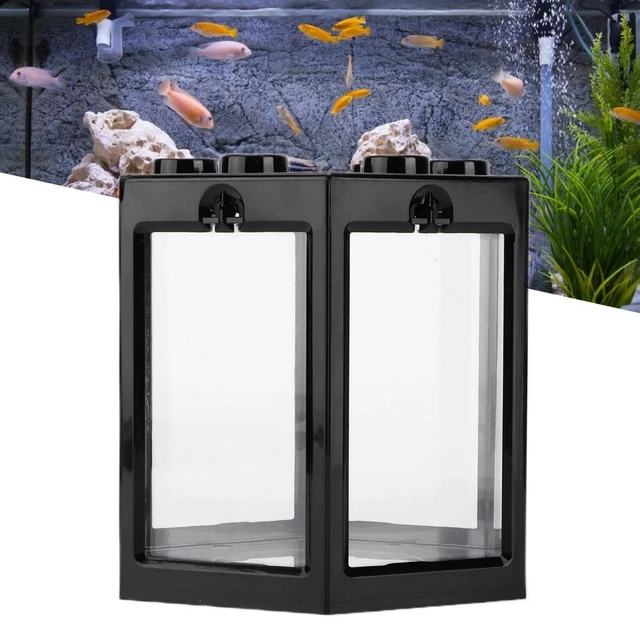 SUPERIMPOSABLE SMALL FISH Tank Plastic Mini Aquarium Desktop Display ...