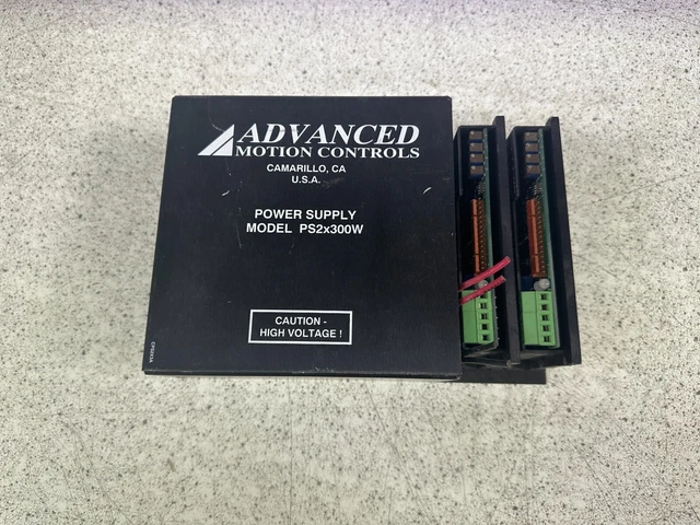ADVANCED MOTION CONTROL PS2X300W Power Supply w/ Brush Type PWM Servo Amp B12A6B $449.99 ...