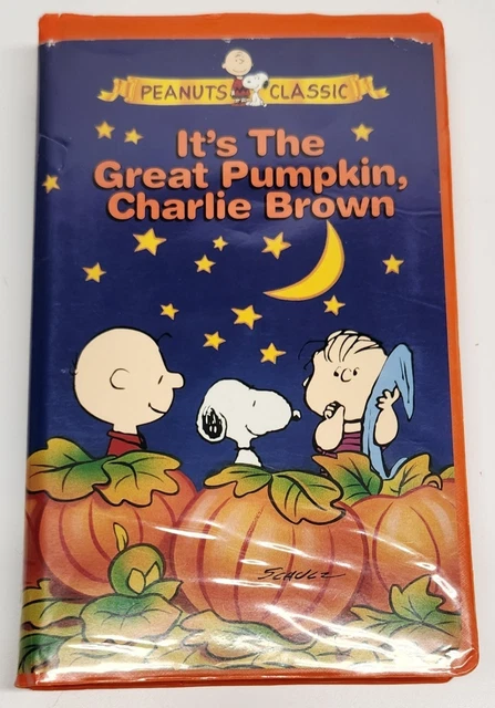 ITS THE GREAT Pumpkin, Charlie Brown (VHS, 1996, Clamshell) Classic ...