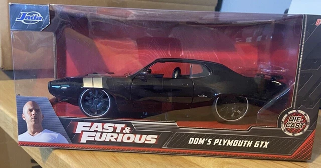 JADA TOYS FAST & Furious 8: Dom's Plymouth GTX 1:24 Scale N.I.B. $30.00 ...