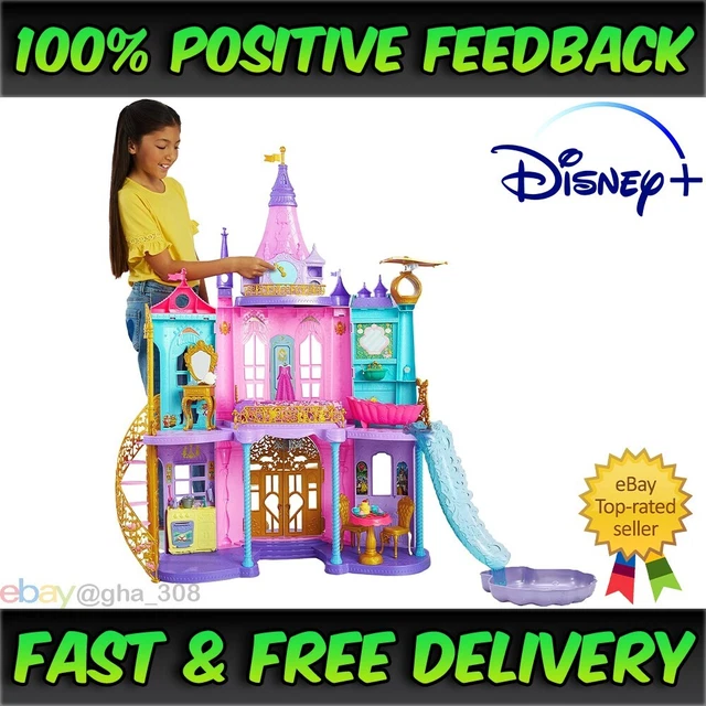 MATTEL DISNEY PRINCESS Magical Adventures Castle 25 Doll Accessories ...