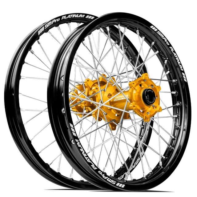 HONDA CRF250RX 2019-2023 SM Pro MX SNR Wheel Set 21/18 Black Rims Gold ...
