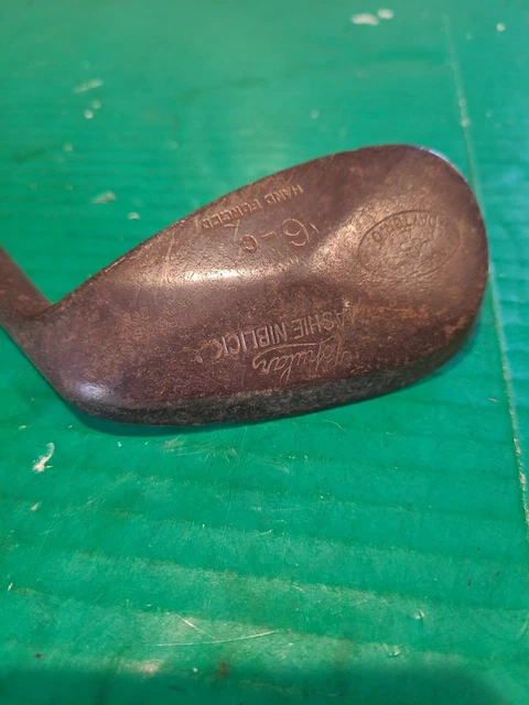 ANTIQUE HICKORY WOOD Shaft Macgregor Popular Mashie Niblick Vintage ...