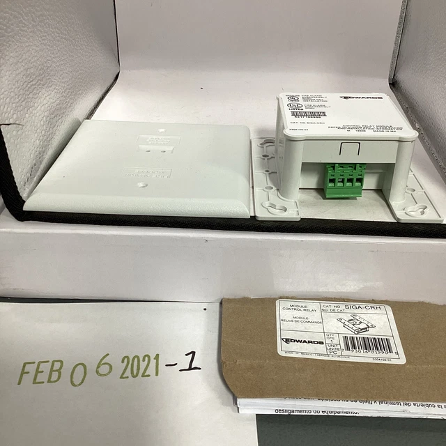 EDWARDS SIGA-CRH FIRE Alarm Subassembly Control Relay Module (no screws ...