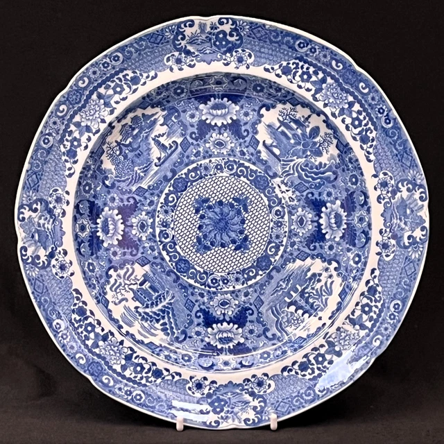 ANTIQUE REGENCY SPODE Pearlware Net Dinner Plate, c1815 £29.99 ...