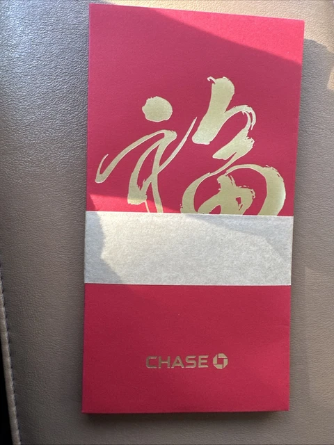 NEW! 2025 CHASE Bank Chinese Lunar New Years Tet - Red Envelopes - Pack ...