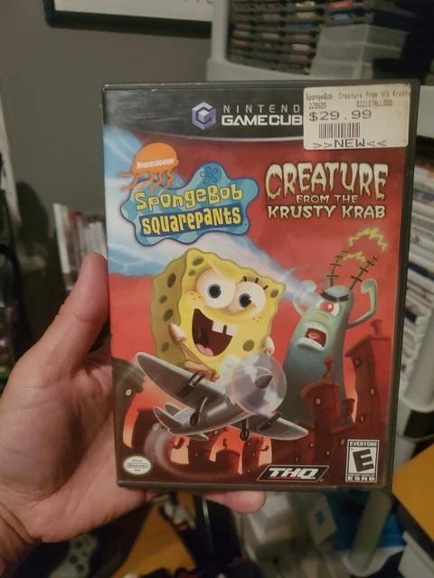 SPONGEBOB SQUAREPANTS CREATURE From The Krusty Krab Gamecube CIB ...