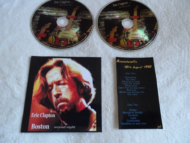 ERIC CLAPTON - Boston 2nd Night - 2CD - Live 1990 EUR 29,32 - PicClick FR