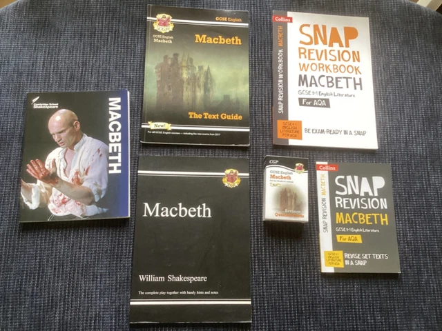 MACBETH GCSE REVISION Collection, Book, Text Guide, Workbook & Revision ...
