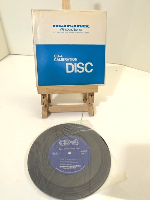 MARANTZ CD-4 CALIBRATION Disc Adjustment Record Stereo Equipment £38.46 ...