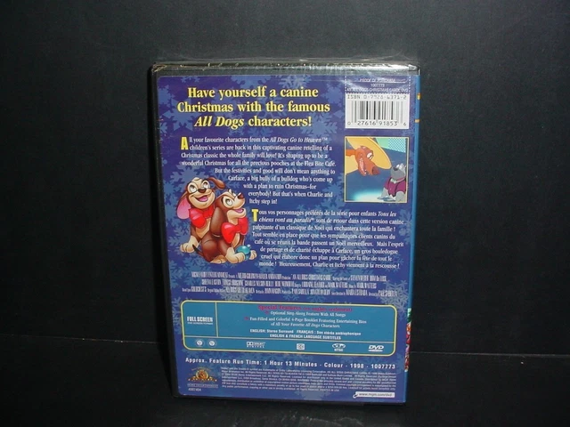 (EV751) AN ALL Dogs Christmas Carol NEW FS DVD 2004 MGM Kids $14.95 ...