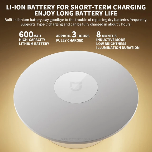 ORIGINAL NEW NIGHT Light 3 Adjustable Brightness Infrared Smart body ...