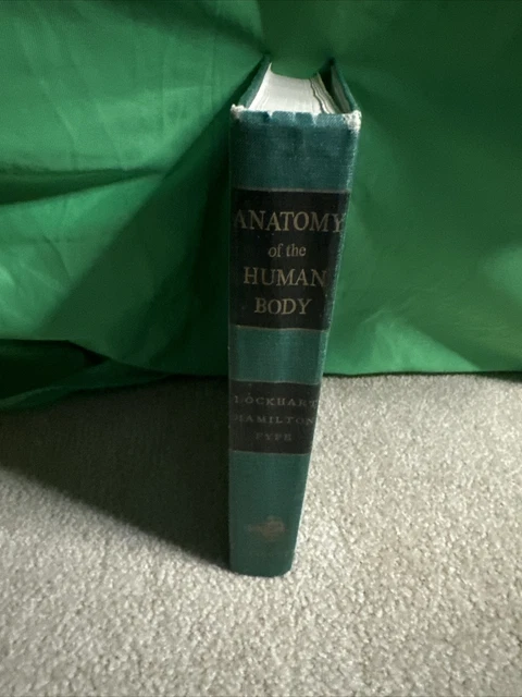 THE ANATOMY OF The Human Body By Lockhart Hamilton Fyfe 1972 hardback ...