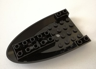 LEGO 1X HULL Front Fuselage Cockpit Airplane 6x10 Black 87611 £1.32 ...