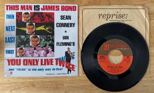 45 SP AMERICAIN Bo Bof Musique De Film James Bond 007 You Only Live ...