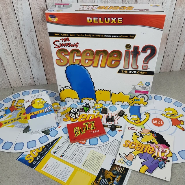 THE SIMPSONS SCENE IT? Deluxe Edition DVD Family Board Game Complete £ ...